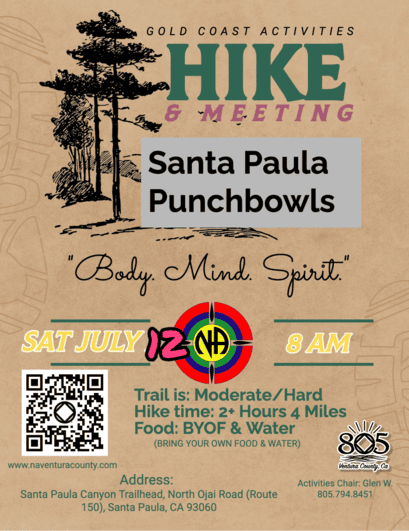 Hike to Santa Paula Punch Bowls & Meeting - Gold Coast Area of ...